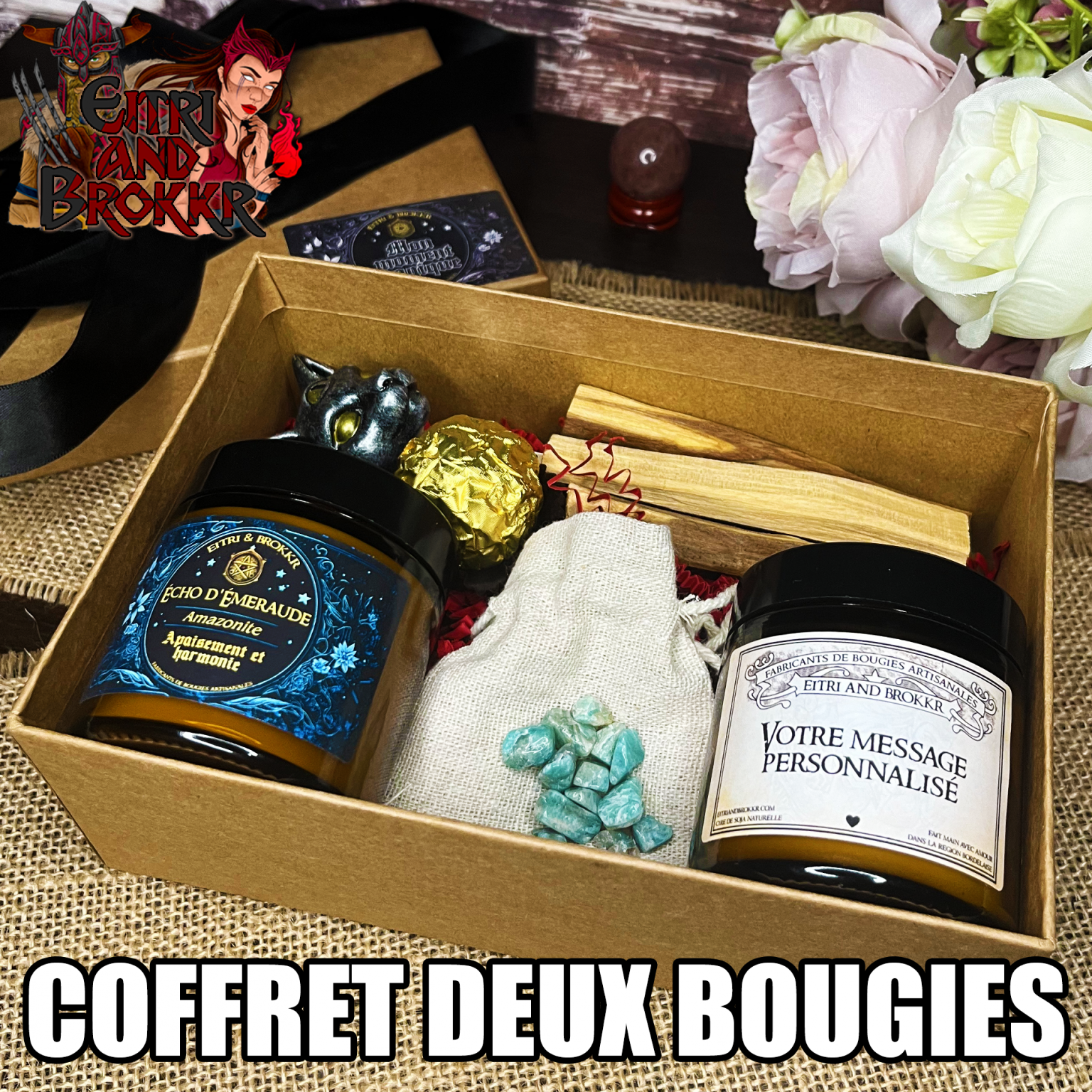 Coffret « Mon moment magique » 2 bougies | Eitri & Brokkr