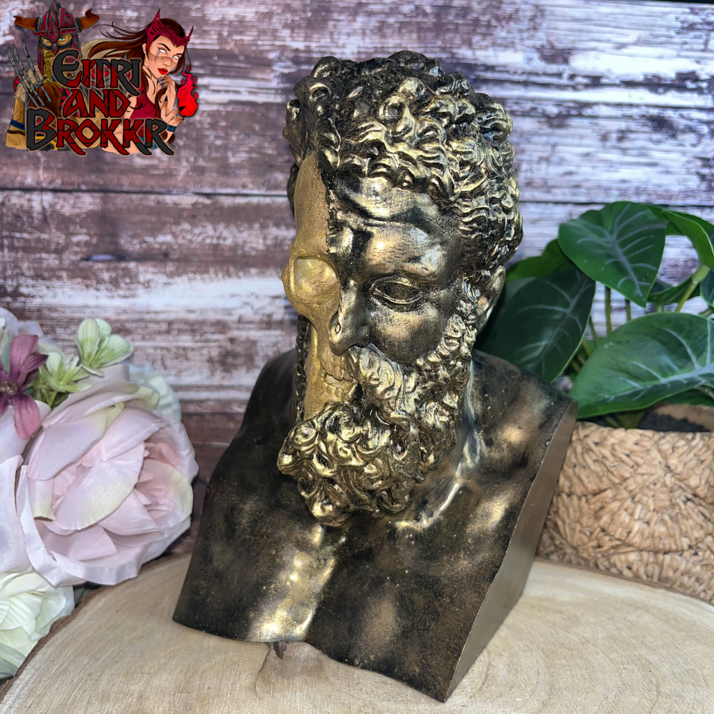 Buste de Héraclès / Hercule 20 cm | Eitri & Brokkr